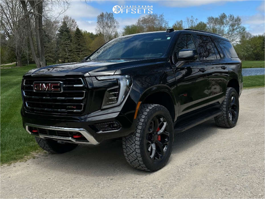 2025 GMC Yukon with 22x9 24 Impact Replicas Snowflake and 285/55R22 ...