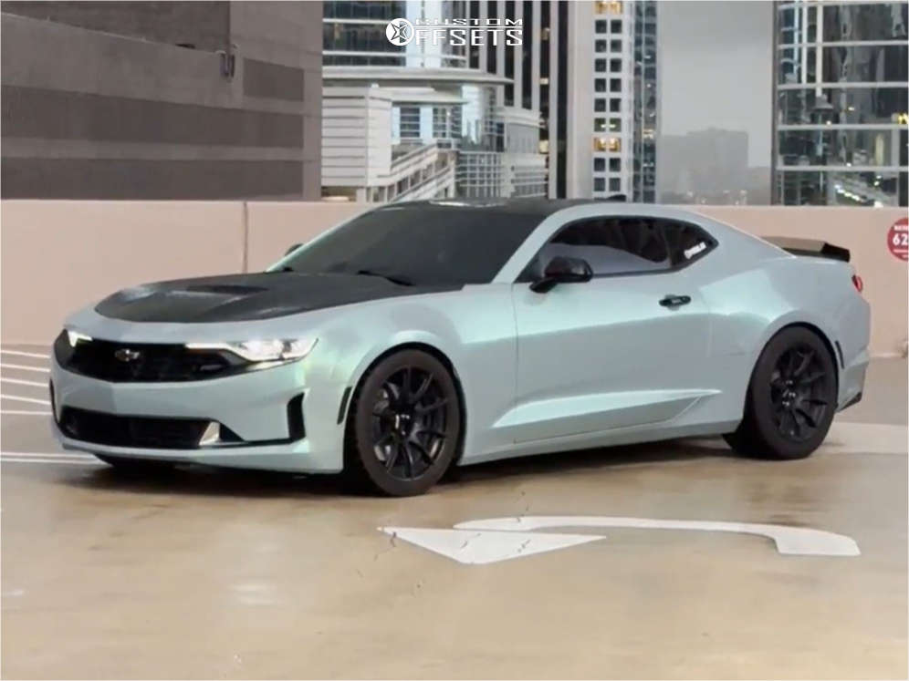 2022 Chevrolet Camaro with 19x10 20 Apex Sm-10 and 285/35R19 Nitto ...