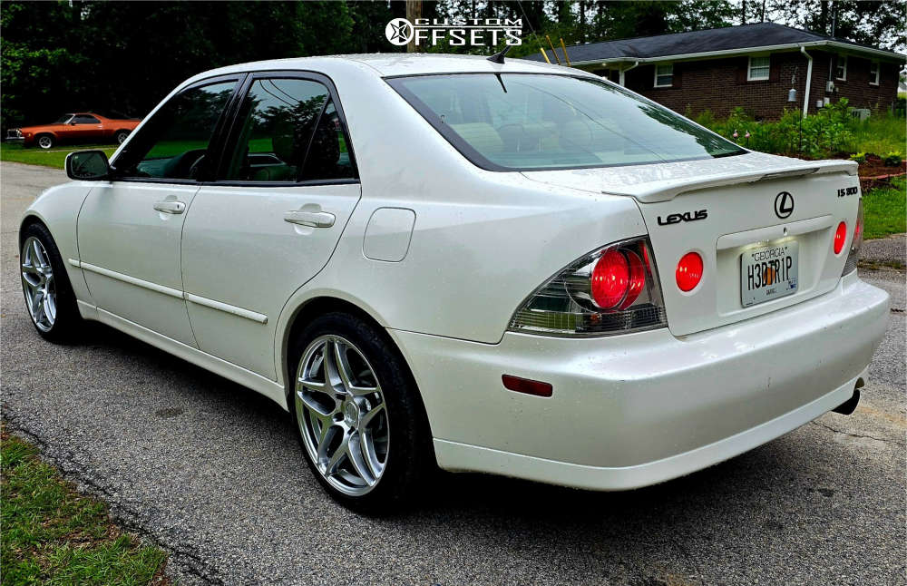 2002 Lexus IS300 with 18x8.5 35 Kansei Astro and 225/40R18 Nitto Nt555 ...