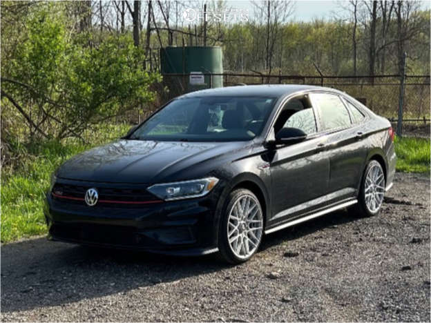 2019 Volkswagen Jetta with 19x8.5 35 Rotiform Rse and 225/35R19 Ironman ...