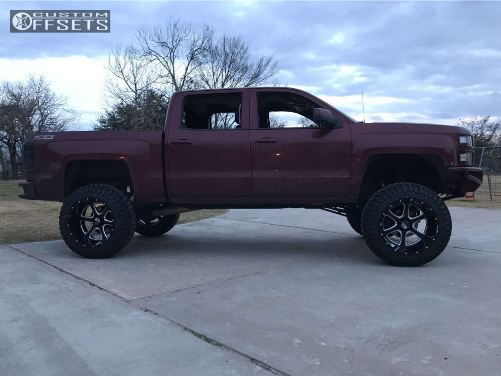 2014 Chevrolet Silverado 1500 with 22x14 -76 Hostile Exile and 37/13.5R22 Atturo Trail Blade Mt ...