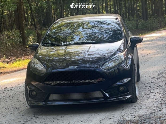 2018 Ford Fiesta with 17x8 30 Vors Sp1 and 205/45R17 Nitto Neo Gen and ...
