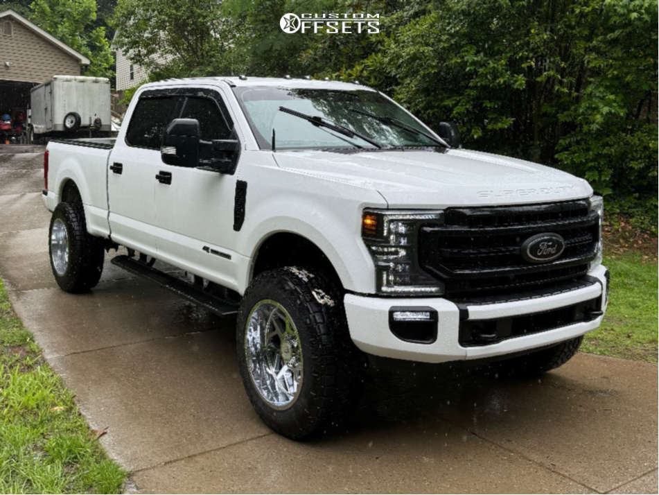 2022 Ford F-250 Super Duty with 22x12 -44 Axe Offroad Nemesis and 37/12 ...