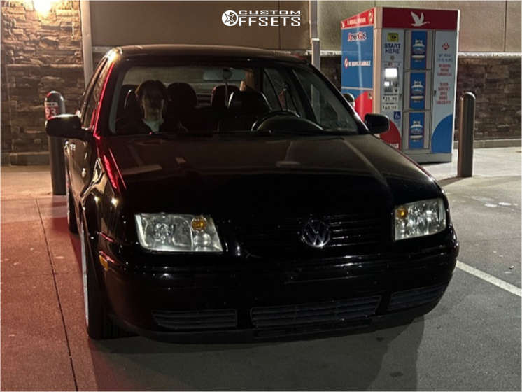 2003 Volkswagen Jetta with 18x8 35 Spec-1 Sp-78 and 225/40R18 Hankook ...