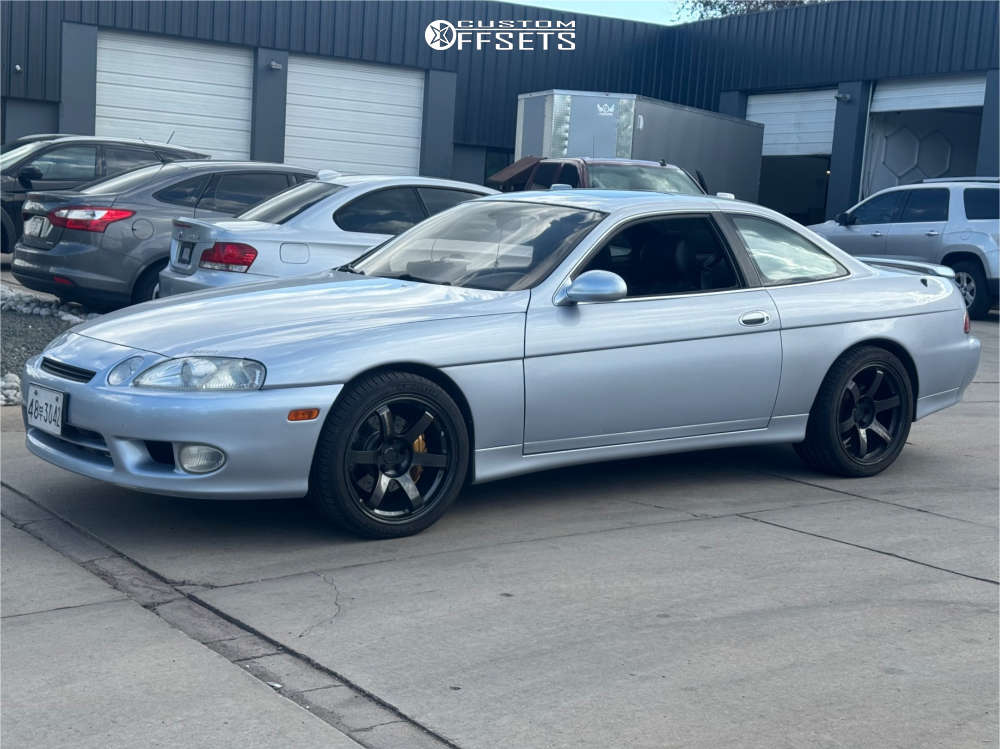 1997 Lexus SC300 with 18x9.5 22 Volk Te37 Saga and 265/35R18 Michelin ...