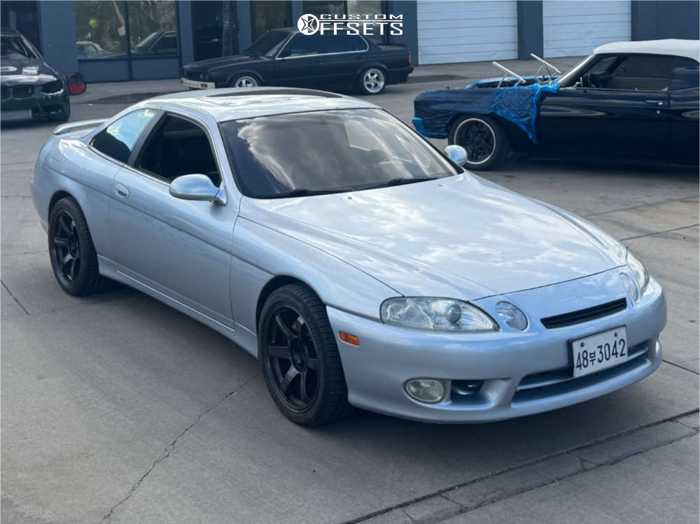 1997 Lexus SC300 with 18x9.5 22 Volk Te37 Saga and 265/35R18 Michelin ...