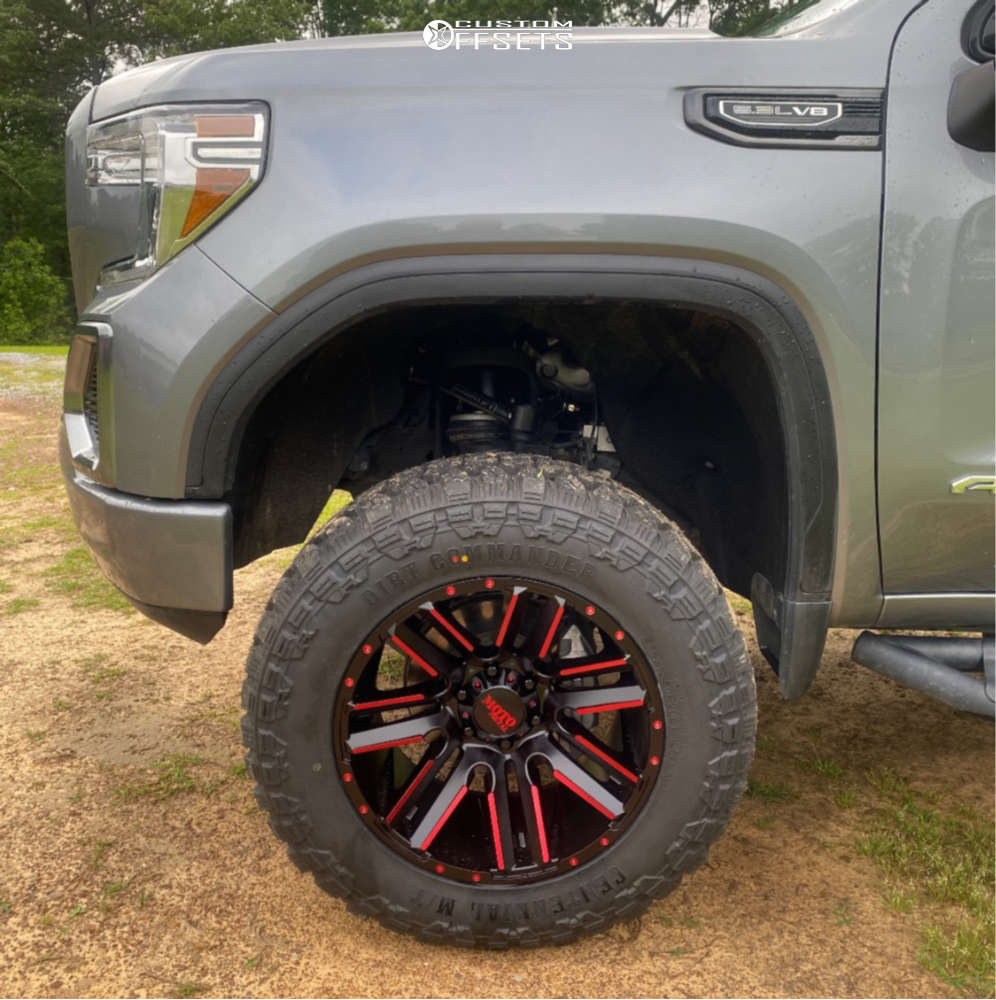 2021 GMC Sierra 1500 with 20x10 -24 Moto Metal Mo978 and 35/12.5R20 ...