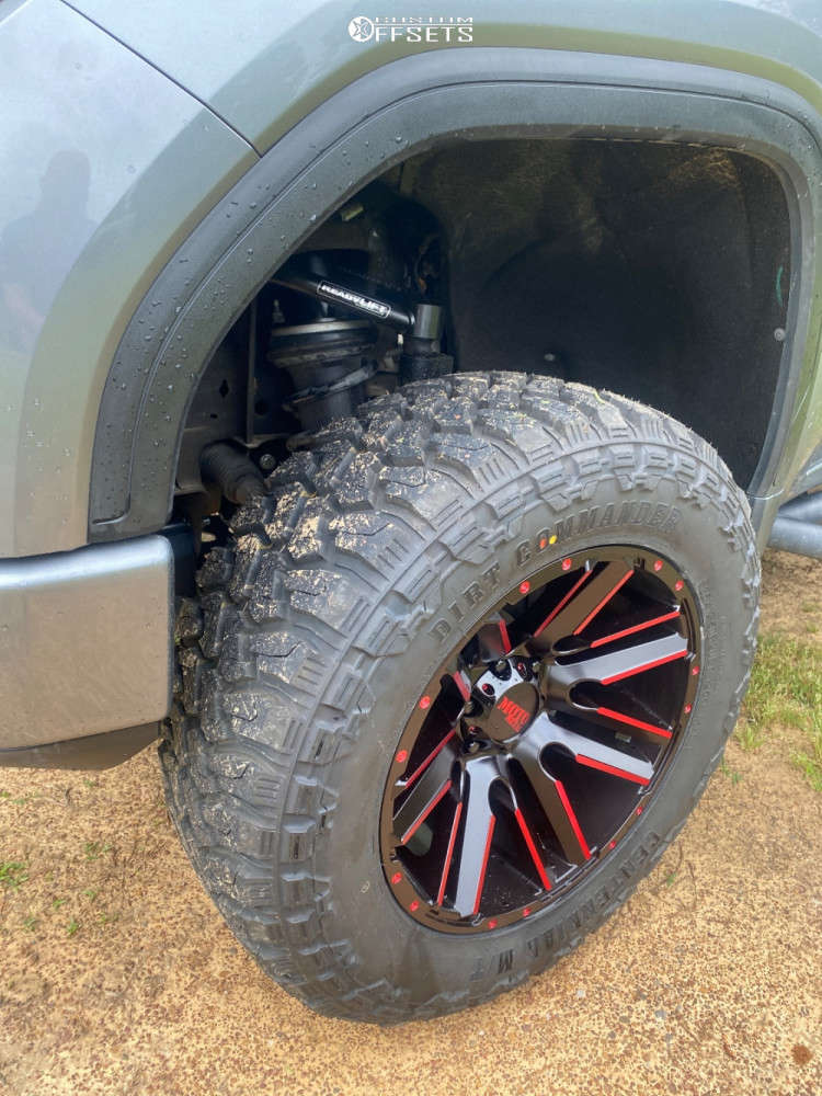 2021 GMC Sierra 1500 with 20x10 -24 Moto Metal Mo978 and 35/12.5R20 ...