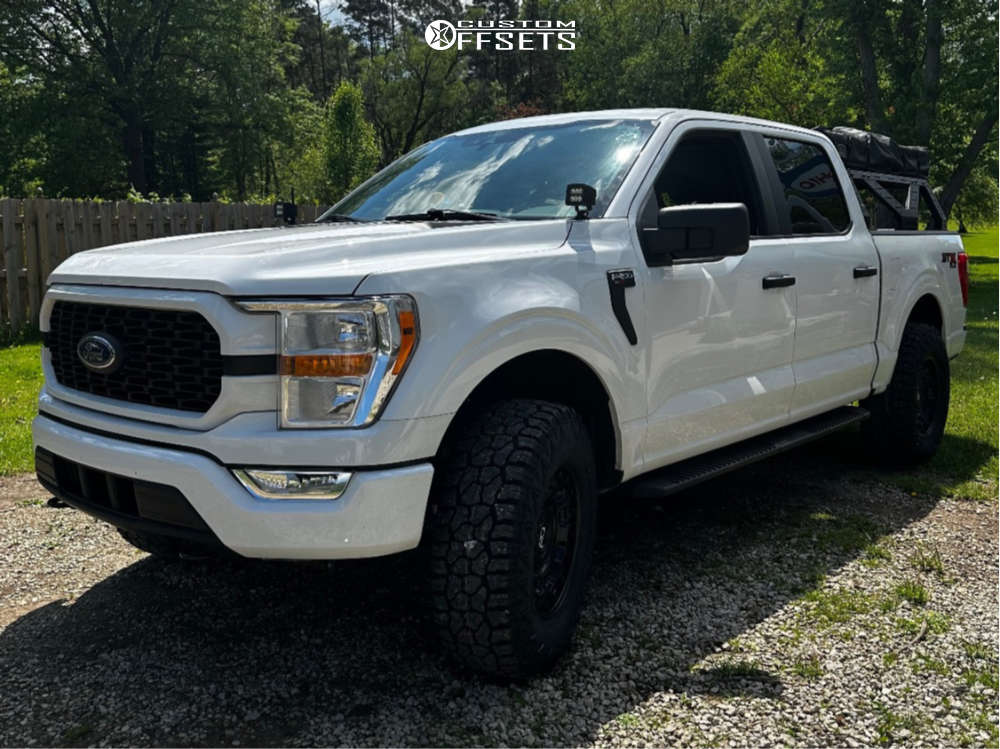 2022 Ford F-150 with 18x9 0 Black Rhino Atlas and 295/70R18 Falken ...