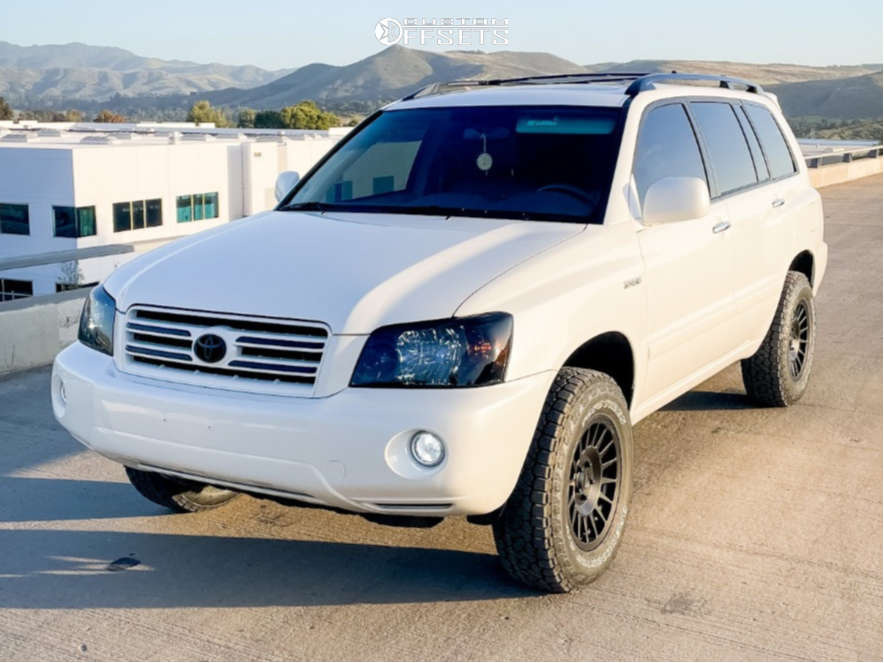2007 Toyota Highlander with 16x7 30 Method MR707 and 235/70R16 Toyo ...