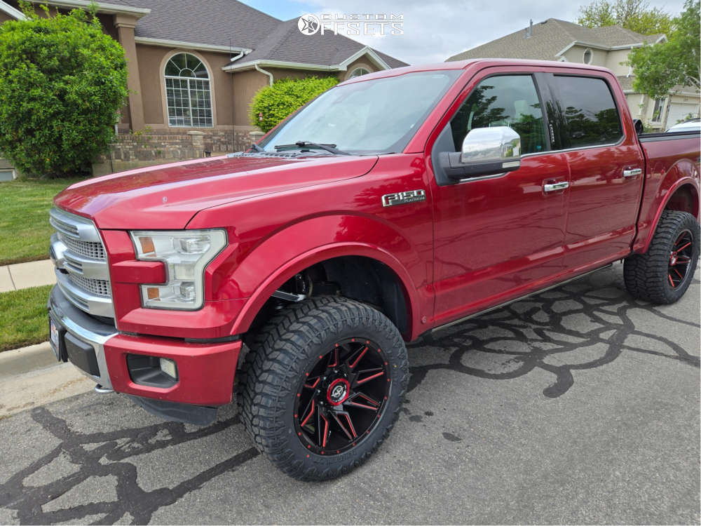 2015 Ford F-150 with 20x10 -24 XF Offroad Xf-218 and 33/12.5R20 Radar ...
