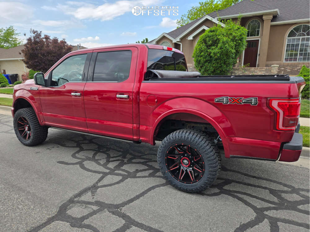 2015 Ford F-150 with 20x10 -24 XF Offroad Xf-218 and 33/12.5R20 Radar ...