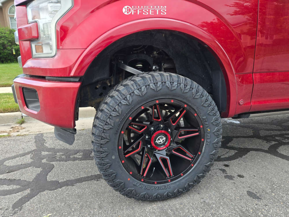 2015 Ford F-150 with 20x10 -24 XF Offroad Xf-218 and 33/12.5R20 Radar ...