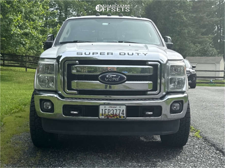 2013 Ford F-350 Super Duty with 20x10 -19 Hostile Rampage and 35/12 ...