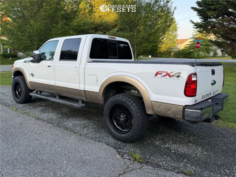 2013 Ford F-350 Super Duty with 20x10 -19 Hostile Rampage and 35/12 ...