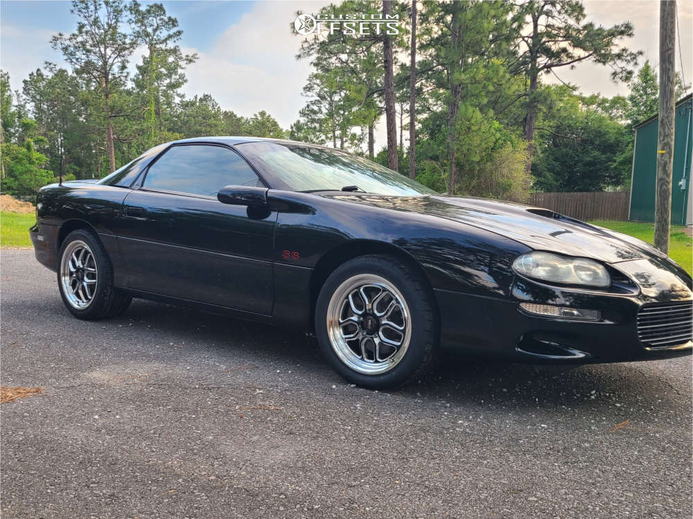 1998 Chevrolet Camaro with 17x9 45 Weld Racing Laguna and 275/40R17 ...