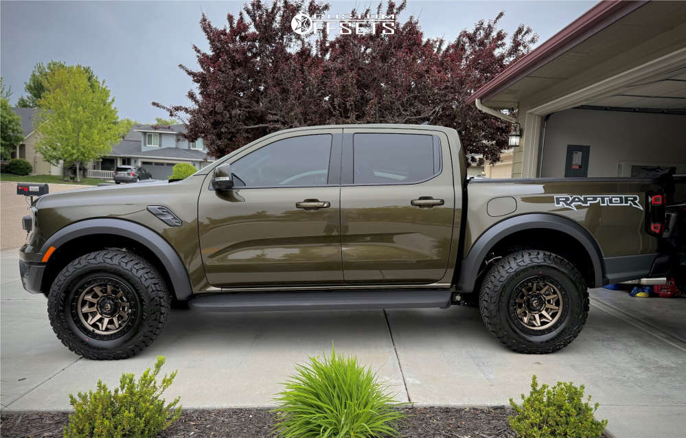 2025 Ford Ranger with 17x9 1 Fuel Covert and 285/70R17 BFGoodrich All ...