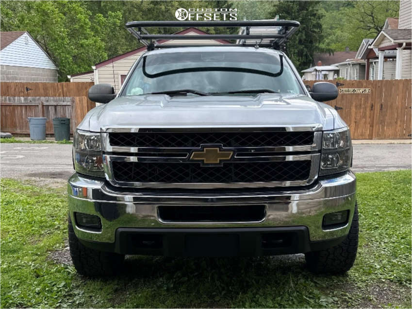 2011 Chevrolet Silverado 2500 HD with 20x9.5 -18 Vision Tactical and 33 ...