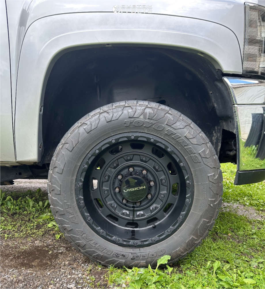 2011 Chevrolet Silverado 2500 HD with 20x9.5 -18 Vision Tactical and 33 ...