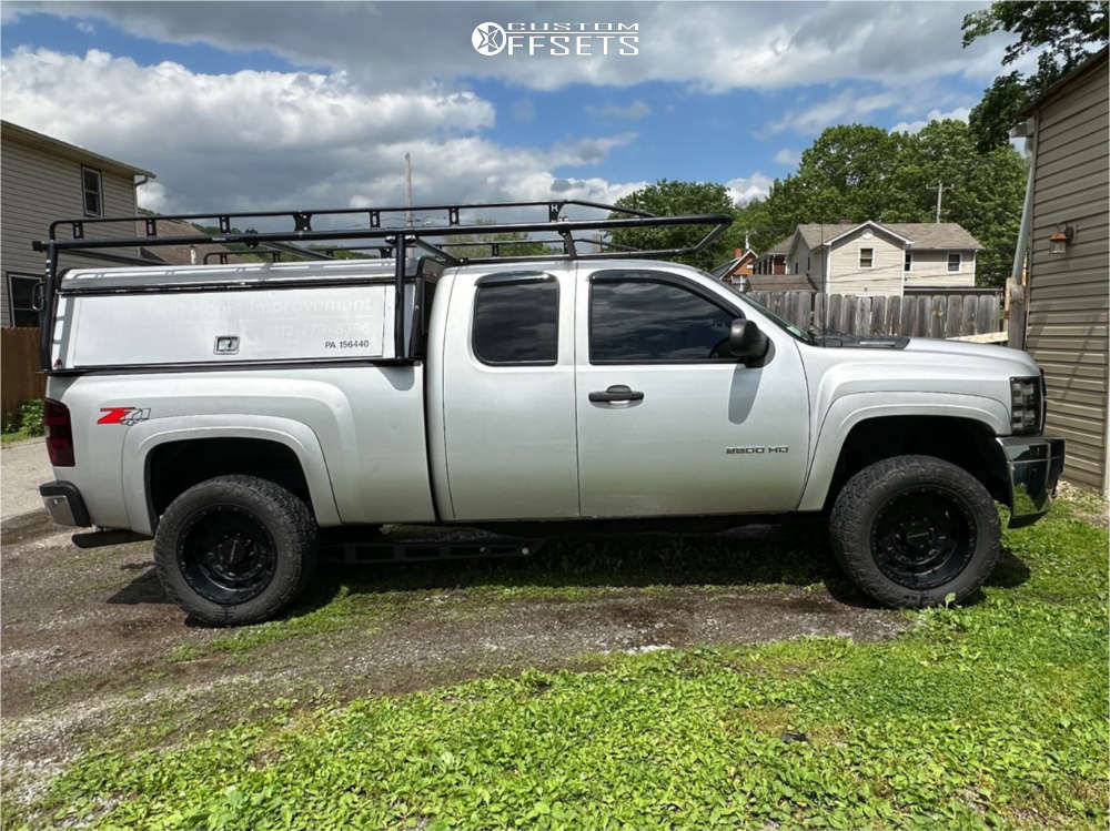 2011 Chevrolet Silverado 2500 HD with 20x9.5 -18 Vision Tactical and 33 ...
