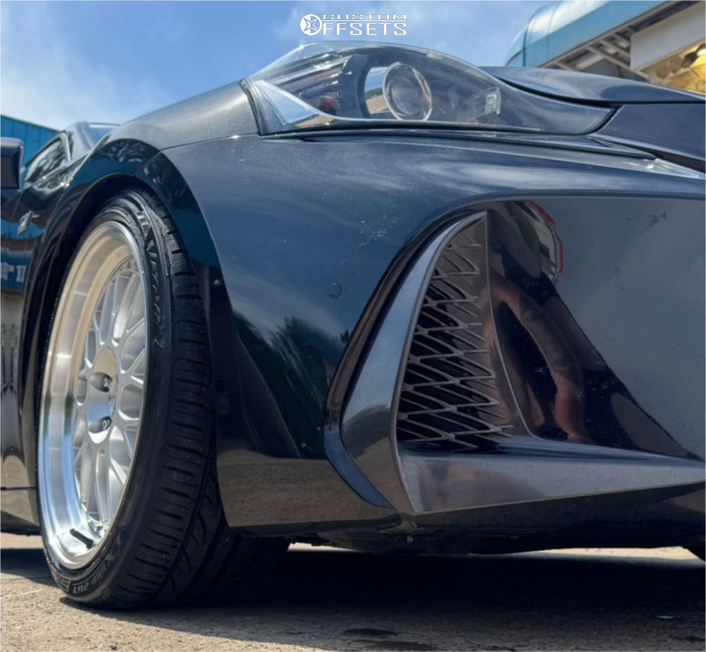 2019 Lexus IS300 with 18x8.5 35 Aodhan Ah02 and 225/40R18 Lexani Lxuhp ...