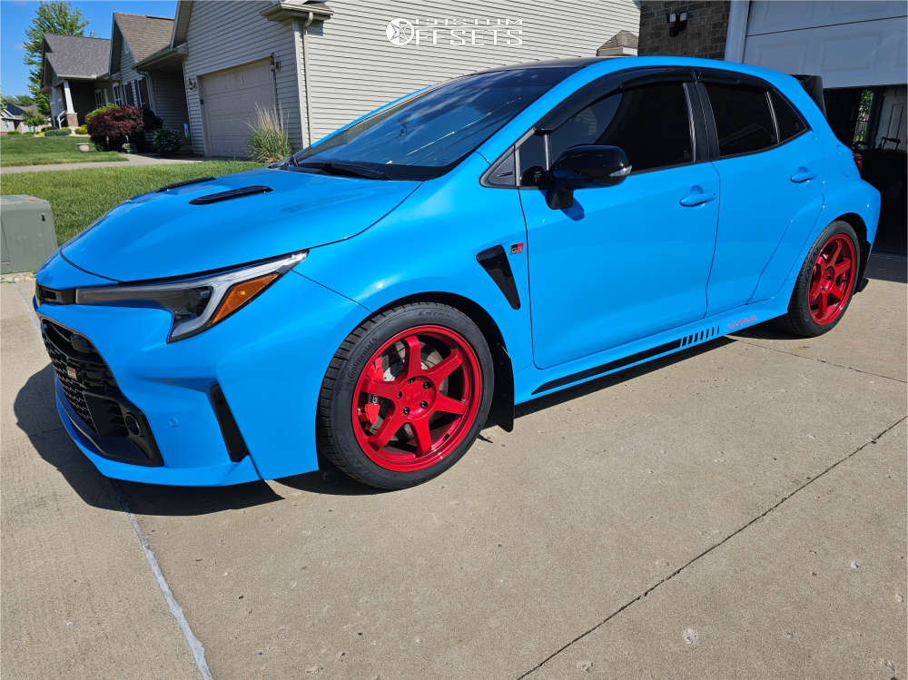 2024 Toyota GR Corolla with 18x8.5 35 9SiX9 Six-1 and 245/40R18 ...