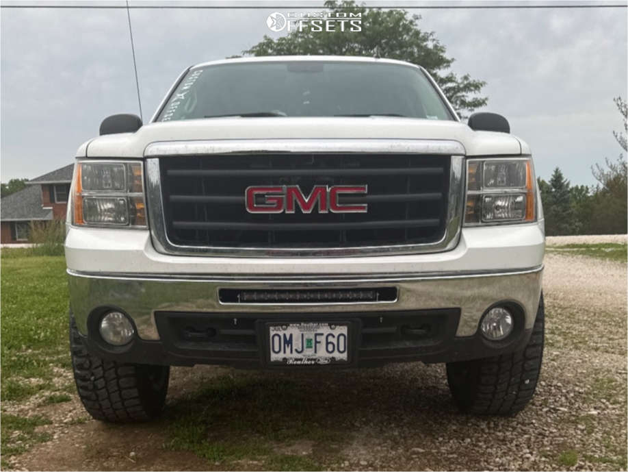 2011 GMC Sierra 1500 with 17x9 -12 DTS 605sb and 35/12.5R17 Gladiator ...