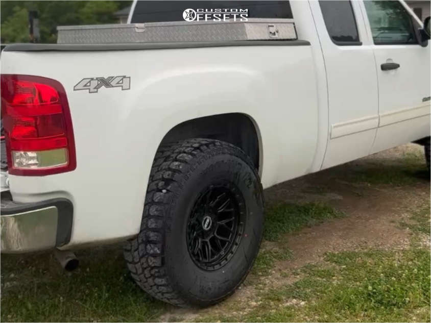 2011 GMC Sierra 1500 with 17x9 -12 DTS 605sb and 35/12.5R17 Gladiator ...