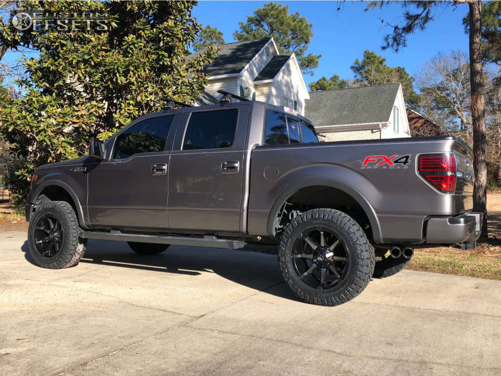 2014 Ford F-150 with 20x10 -12 Fuel Coupler and 35/11.5R20 Nitto Ridge ...