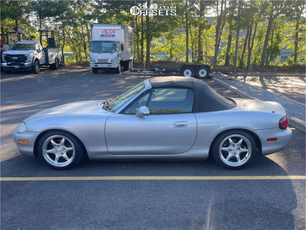1999 Mazda Miata with 15x8 25 Kansei Tandem and 195/45R15 Toyo Tires ...