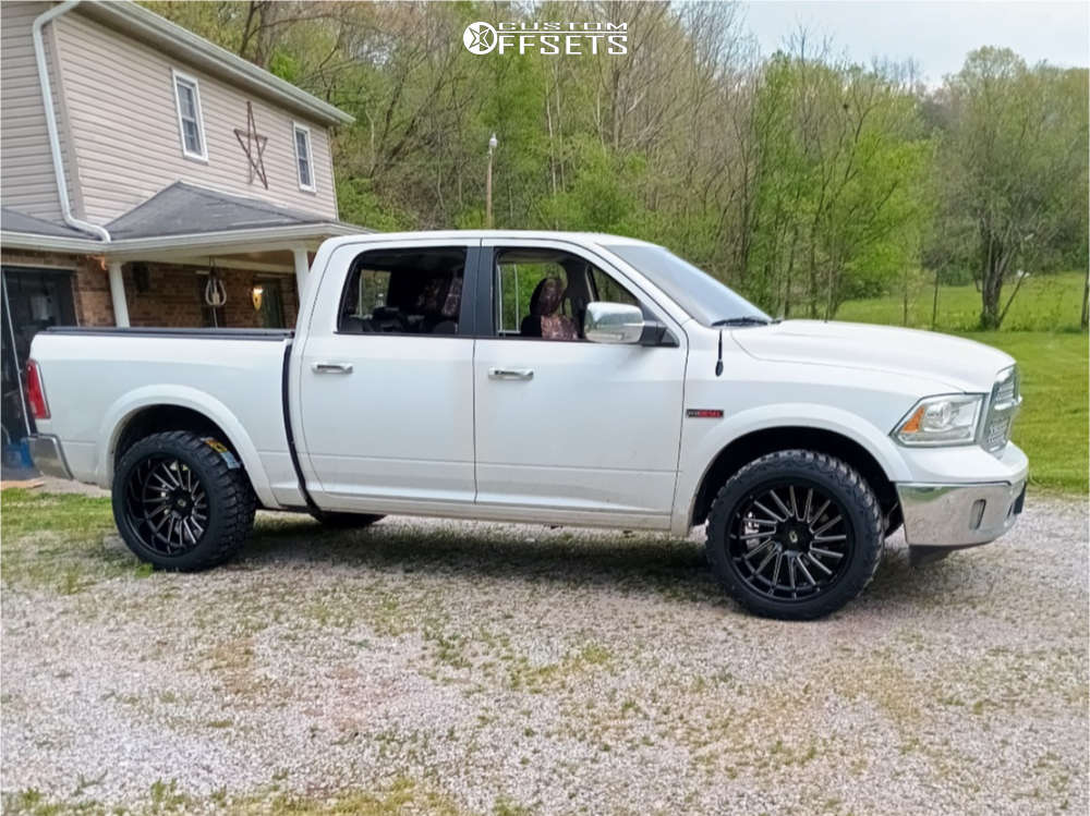 2016 Ram 1500 with 22x12 -51 Vision Rapier and 33/12.5R22 RBP Repulsor ...