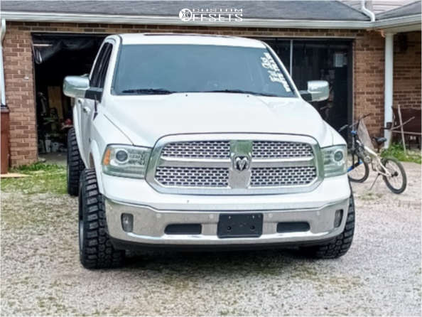 2016 Ram 1500 with 22x12 -51 Vision Rapier and 33/12.5R22 RBP Repulsor ...