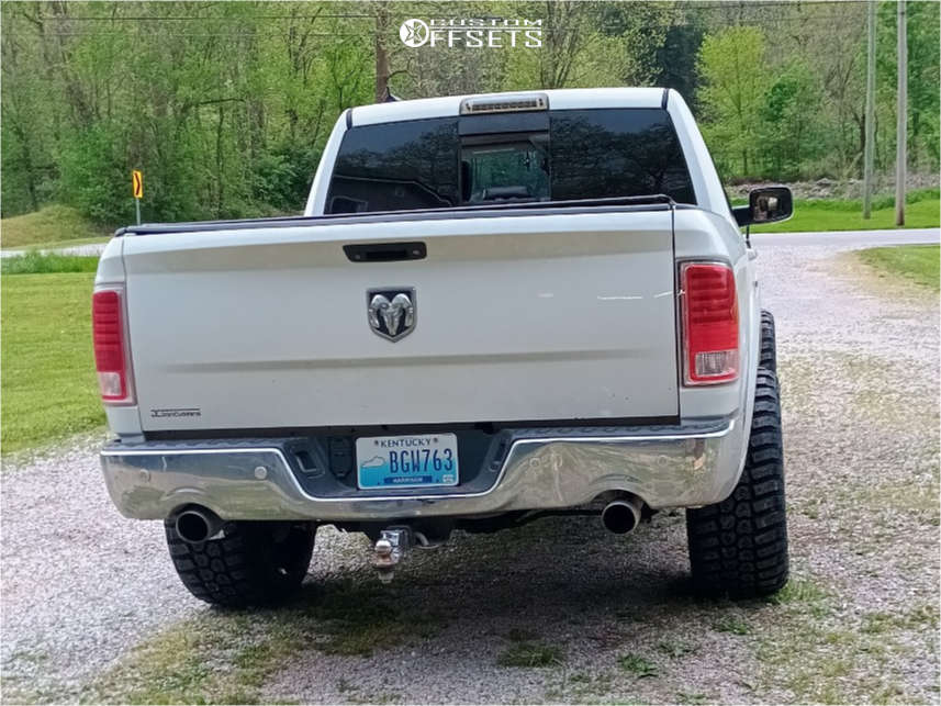 2016 Ram 1500 with 22x12 -51 Vision Rapier and 33/12.5R22 RBP Repulsor ...