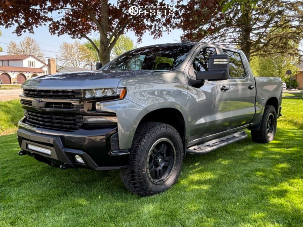 2019 Chevrolet Silverado 1500 with 20x9 19 Fuel Anza and 295/65R20 ...