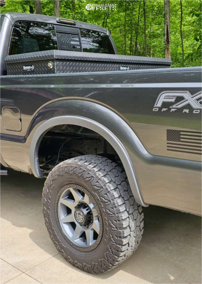 2016 Ford F-250 Super Duty with 18x9 6 Icon Alloys Rebound and 285 ...