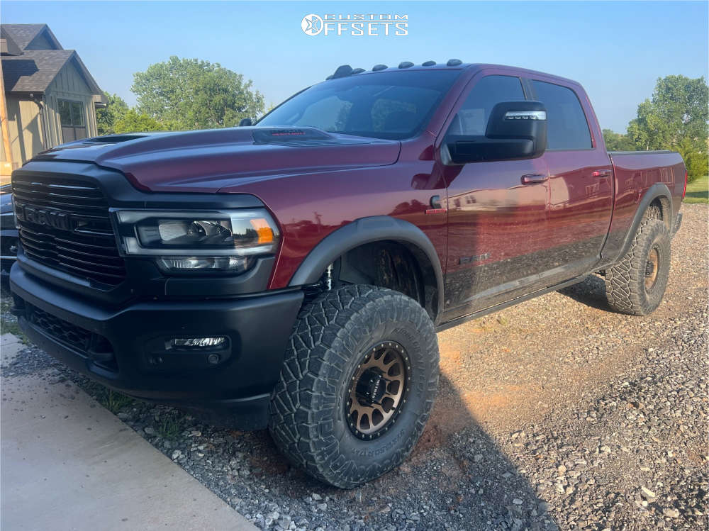 2024 Ram 2500 with 17x8.5 0 Method MR305 and 37/13.5R17 Nitto Ridge ...