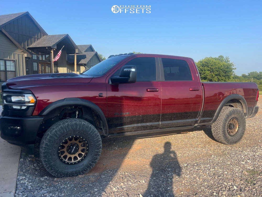 2024 Ram 2500 with 17x8.5 0 Method MR305 and 37/13.5R17 Nitto Ridge ...
