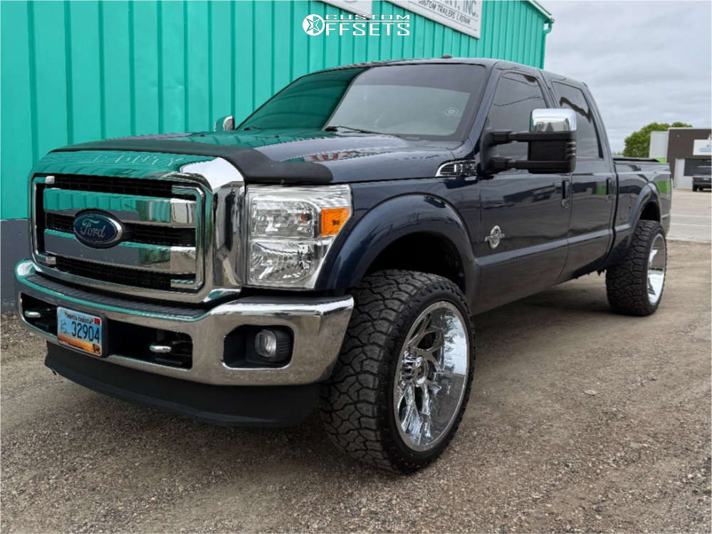 2016 Ford F-250 Super Duty with 24x12 -44 Fuel Runner and 35/12.5R24 ...