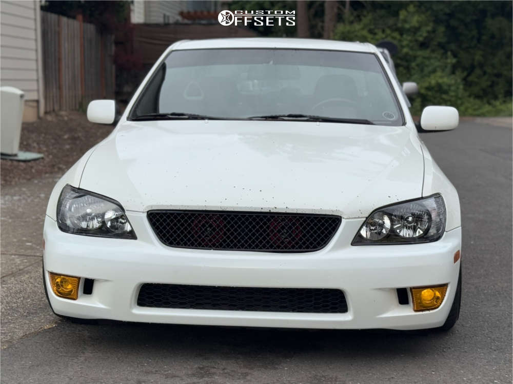 2002 Lexus IS300 with 17x9 35 Kansei Knp and 215/40R17 Nitto Neo Gen ...