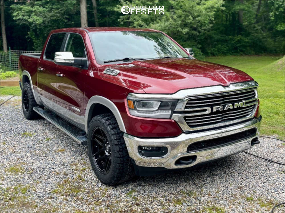 2019 Ram 1500 with 20x10 -19 Alloy Ion Style 146 and 33/12.5R20 Kelfire Dmr Rt and Stock ...