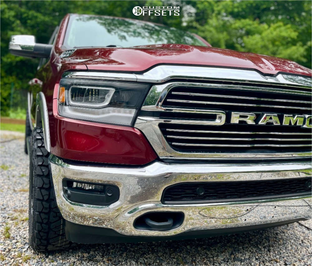 2019 Ram 1500 with 20x10 -19 Alloy Ion Style 146 and 33/12.5R20 Kelfire Dmr Rt and Stock ...