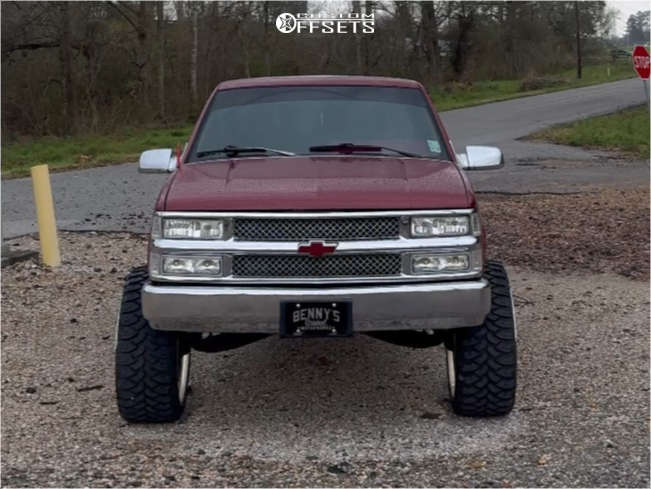1991 Chevrolet C1500 with 24x12 -51 Vision Rocker and 33/12.5R24 RBP ...