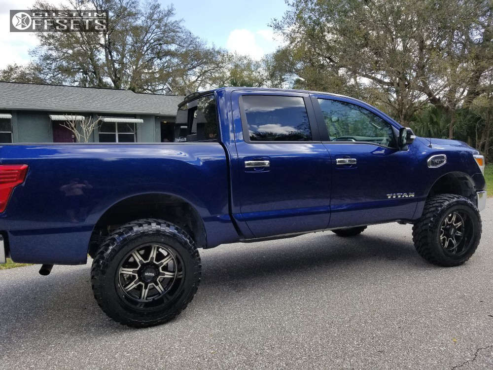 2017 Nissan Titan with 20x10 -25 Ultra Menace and 35/12.5R20 Free ...