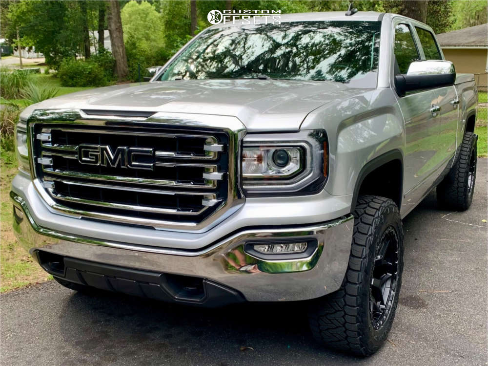2018 GMC Sierra 1500 with 20x10 -12 Vortek Vrt-603 and 285/60R20 Nitto ...