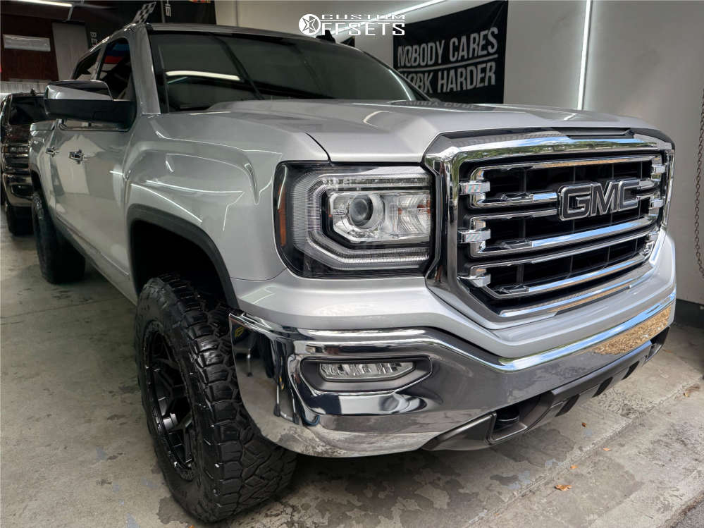 2018 GMC Sierra 1500 with 20x10 -12 Vortek Vrt-603 and 285/60R20 Nitto ...