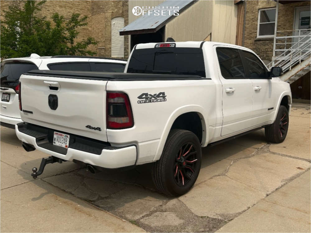 2021 Ram 1500 with 20x9 1 Fuel Rage and 265/60R20 Yokohama Geolandar X ...