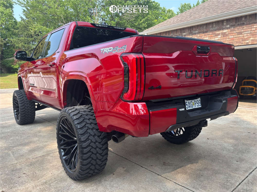 2022 Toyota Tundra with 26x12 -44 TIS 566b and 37/13.5R26 TIS Tt1 and ...
