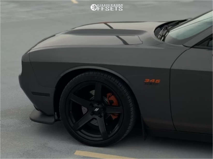 2019 Dodge Challenger with 20x9.5 18 Voxx Replicas Hellcat 2 and 295 ...