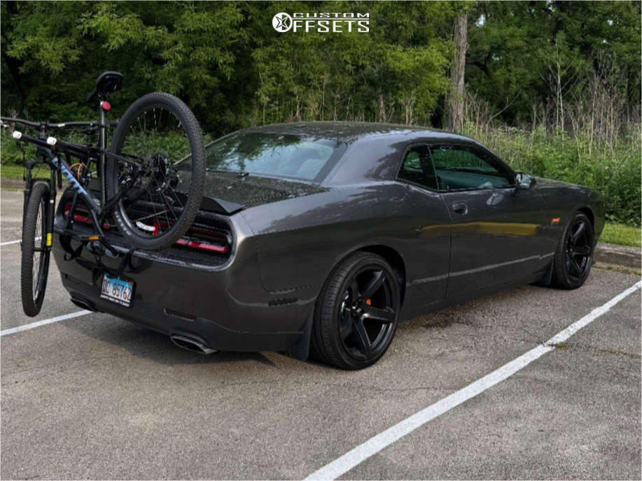 2019 Dodge Challenger with 20x9.5 18 Voxx Replicas Hellcat 2 and 295 ...