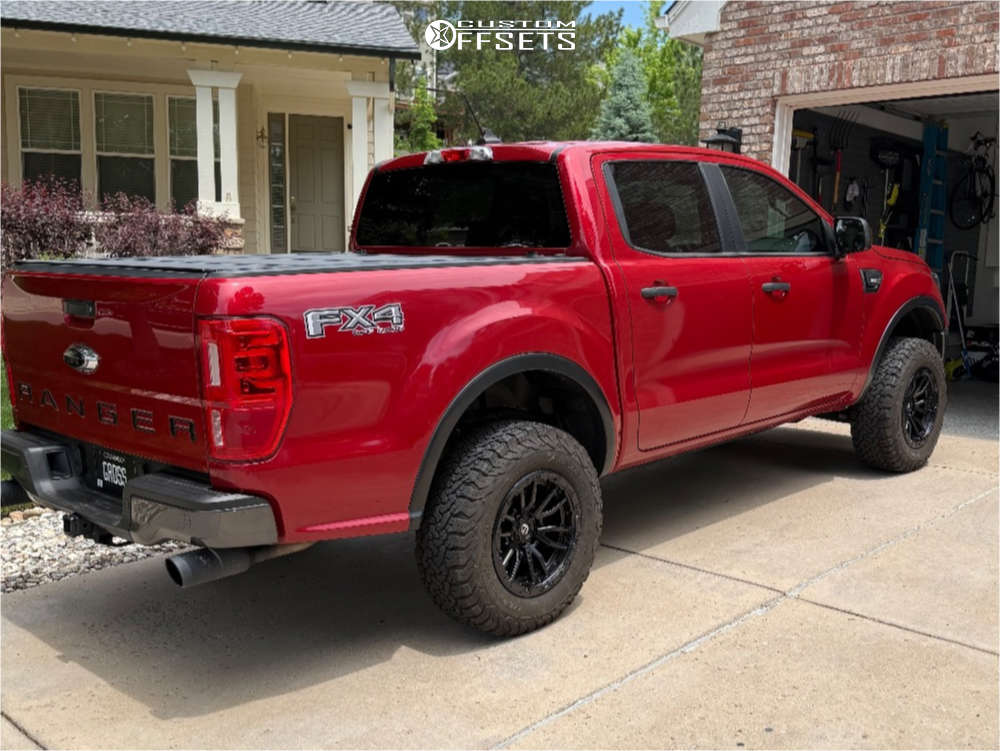 2020 Ford Ranger with 17x9 1 Fuel Rebel 6 and 245/75R17 BFGoodrich All ...